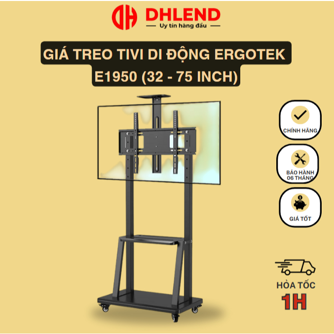 Giá treo tivi di động Ergotek E1950 (32 - 75 inch) | Shopee Việt Nam