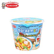 6 Ly Mì Acecook mini Doraemon vị hàu sữa phô mai 55g | Shopee Việt Nam
