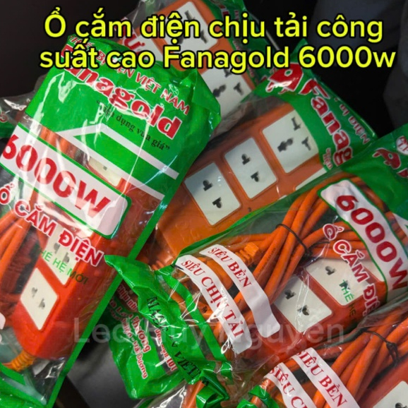 Ổ cắm điện chịu tải cao FANAGOLD 6000w | Shopee Việt Nam