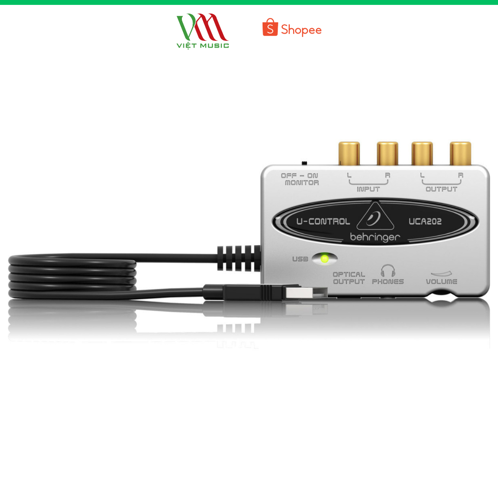[Việt Music] Audio Interface Behringer U-Control UCA202 USB [Chính Hãng ...
