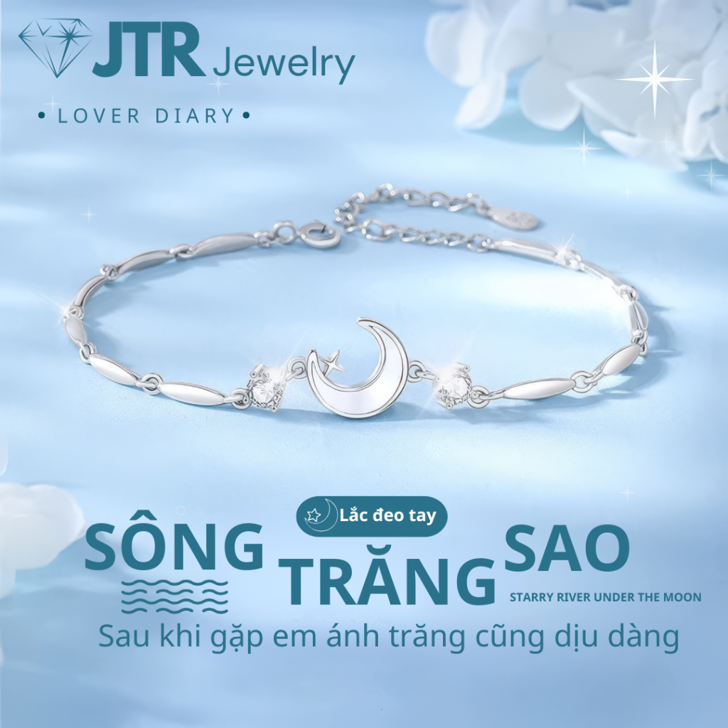Lắc Tay Bạc 925 Moissanite JTR MSV10. Vòng Tay Nữ Bạc S925 Chính Hãng. Quà Tặng Sang Trọng ...