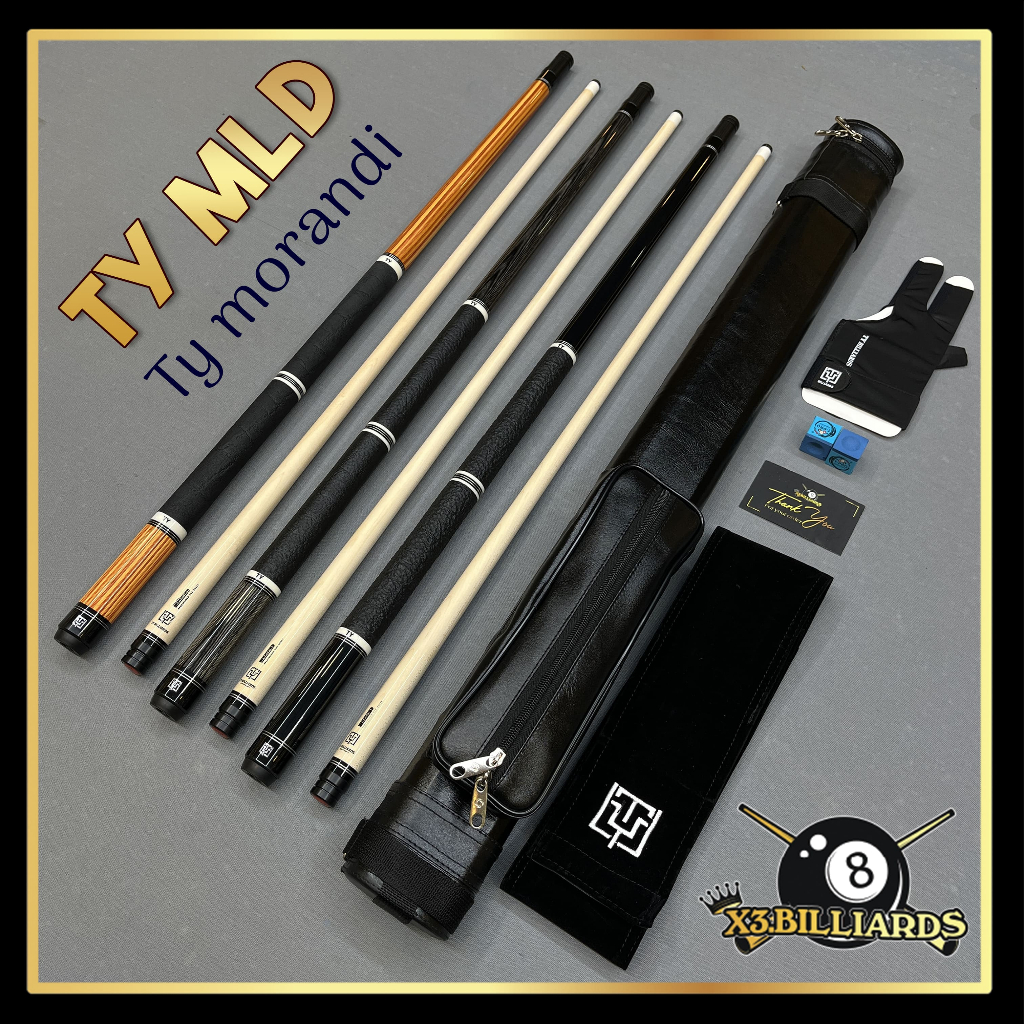 Cơ Bida Lỗ TY MLD Ngọn Công Nghệ Lõi Carbon Xuyên Tâm, Gậy Pool Chuôi ...