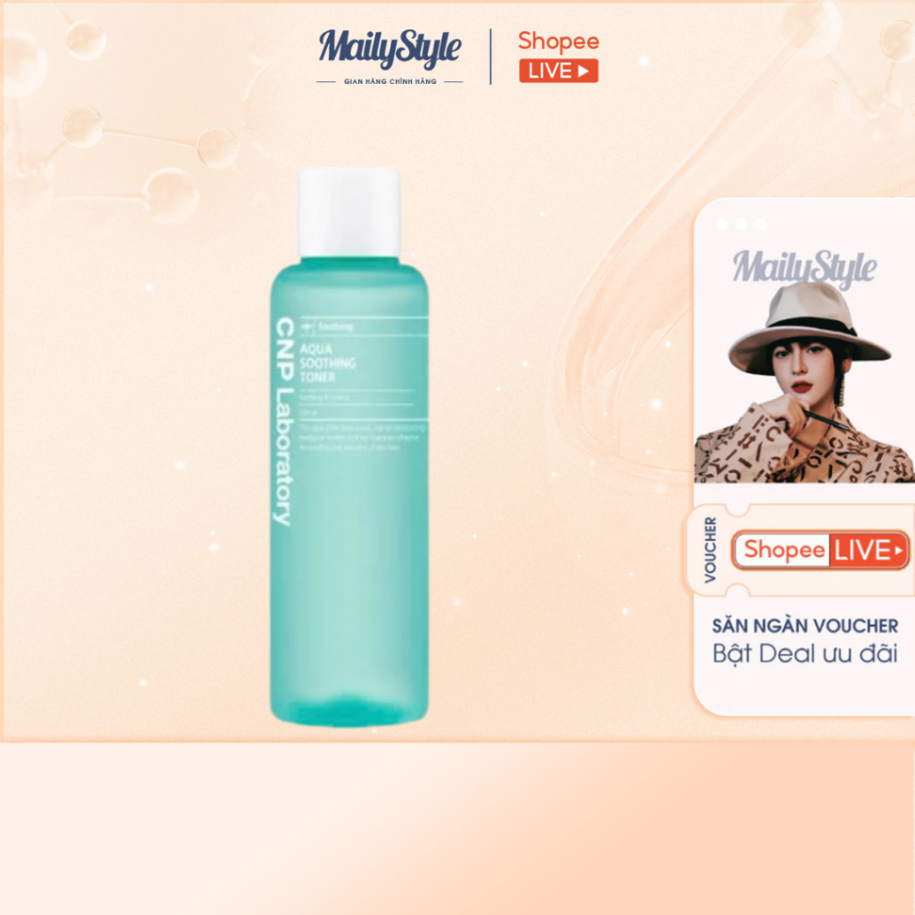 T49_ Toner làm dịu CNP Laboratory AQUA Soothing Toner | Shopee Việt Nam