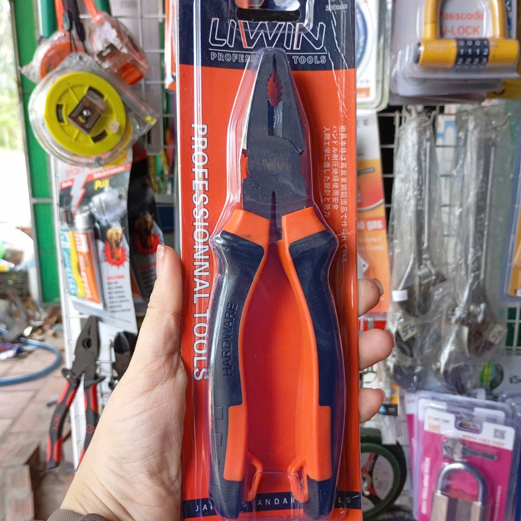 Kìm Đa Năng LIWIN 8in, kìm cắt dây điện 8in 200mm | Shopee Việt Nam