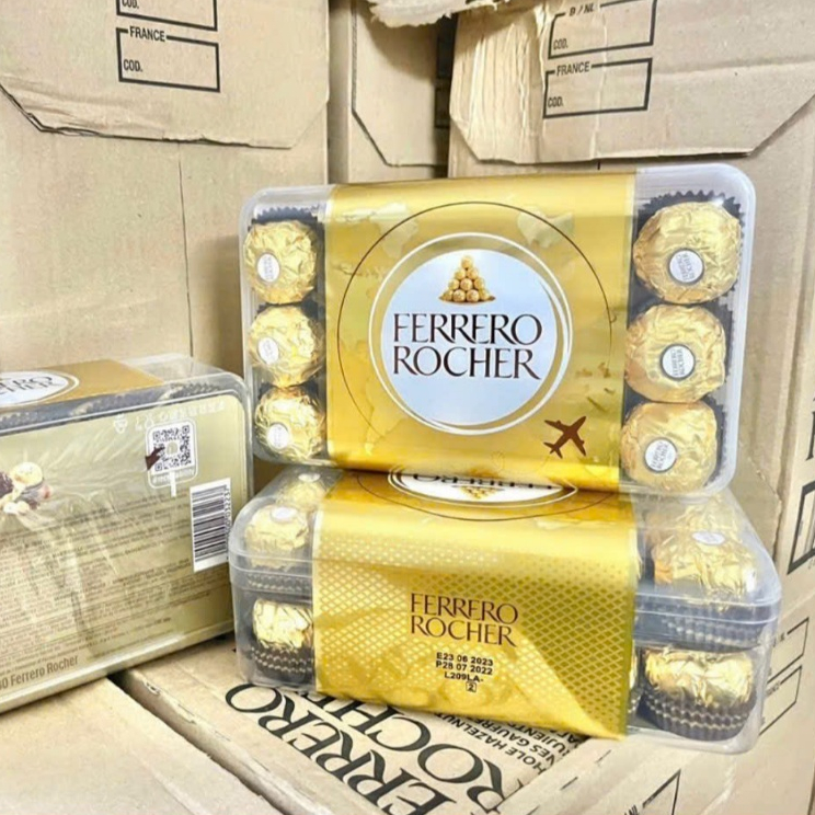 Socola Ferrero Rocher hộp 30 viên (375g) - DATE 6/2025 | Shopee Việt Nam