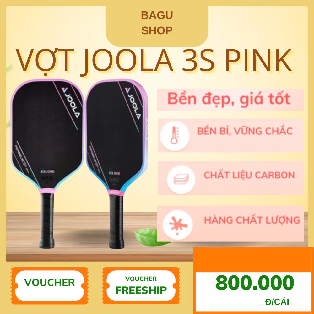 VỢT PICKLEBALL JOOLA 3S PERSEUS PINK PHIÊN BẢN GIỚI HẠN QUÉT NFC ...