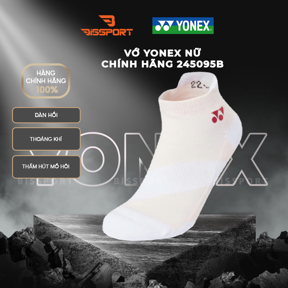 Vớ Cầu Lông Yonex 245015 Chính Hãng Cổ Ngắn Ngang Mắt Cá - Hồng Pastel ...