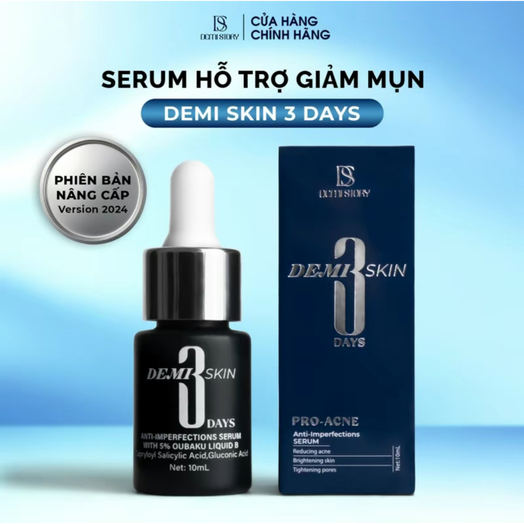 SERUM HỖ TRỢ MỤN DEMI SKIN 3 DAYS 10ml - shop Duy Thường Demi chính ...