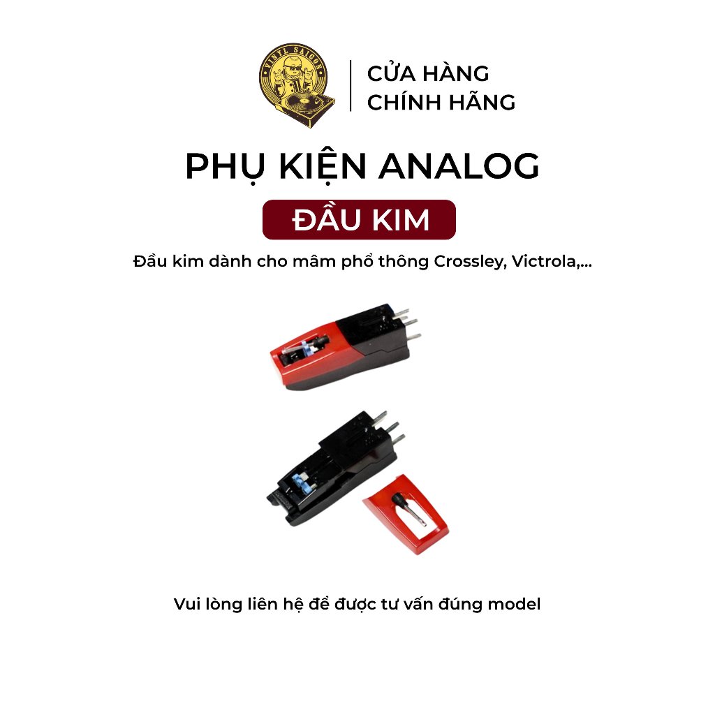 Đầu kim mâm đĩa than Crossley, Victrola, và các dòng mâm cổ phổ thông ...