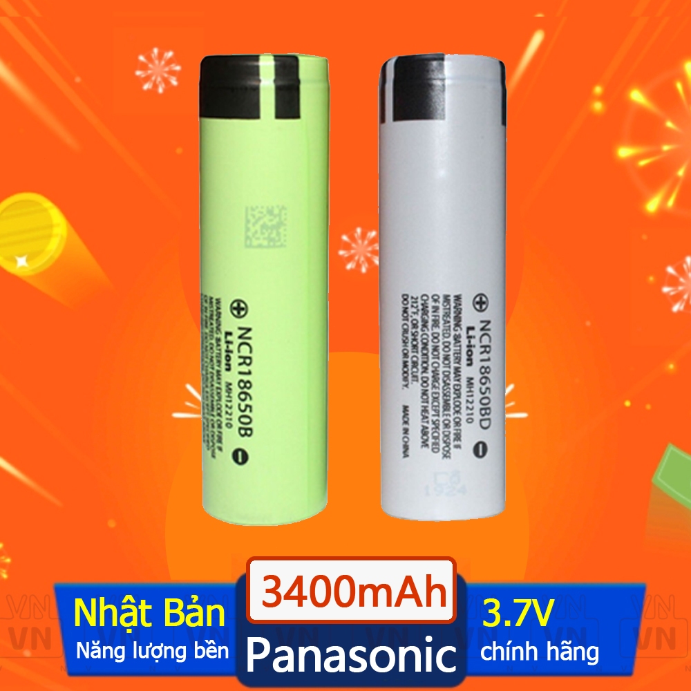 pin 18650 dung lượng cao Panasonic Cell Pin 18650 3400mAh 3200mAh Sản ...