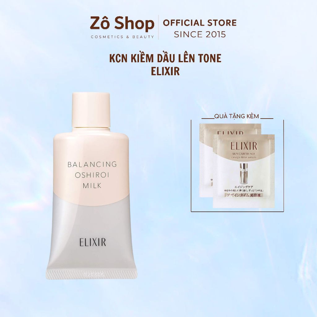 [Nhập khẩu] Kem Chống Nắng Elixir Lên Tone, Kiềm Dầu, Chống Lão Hóa Elixir Balancing White Milk ...
