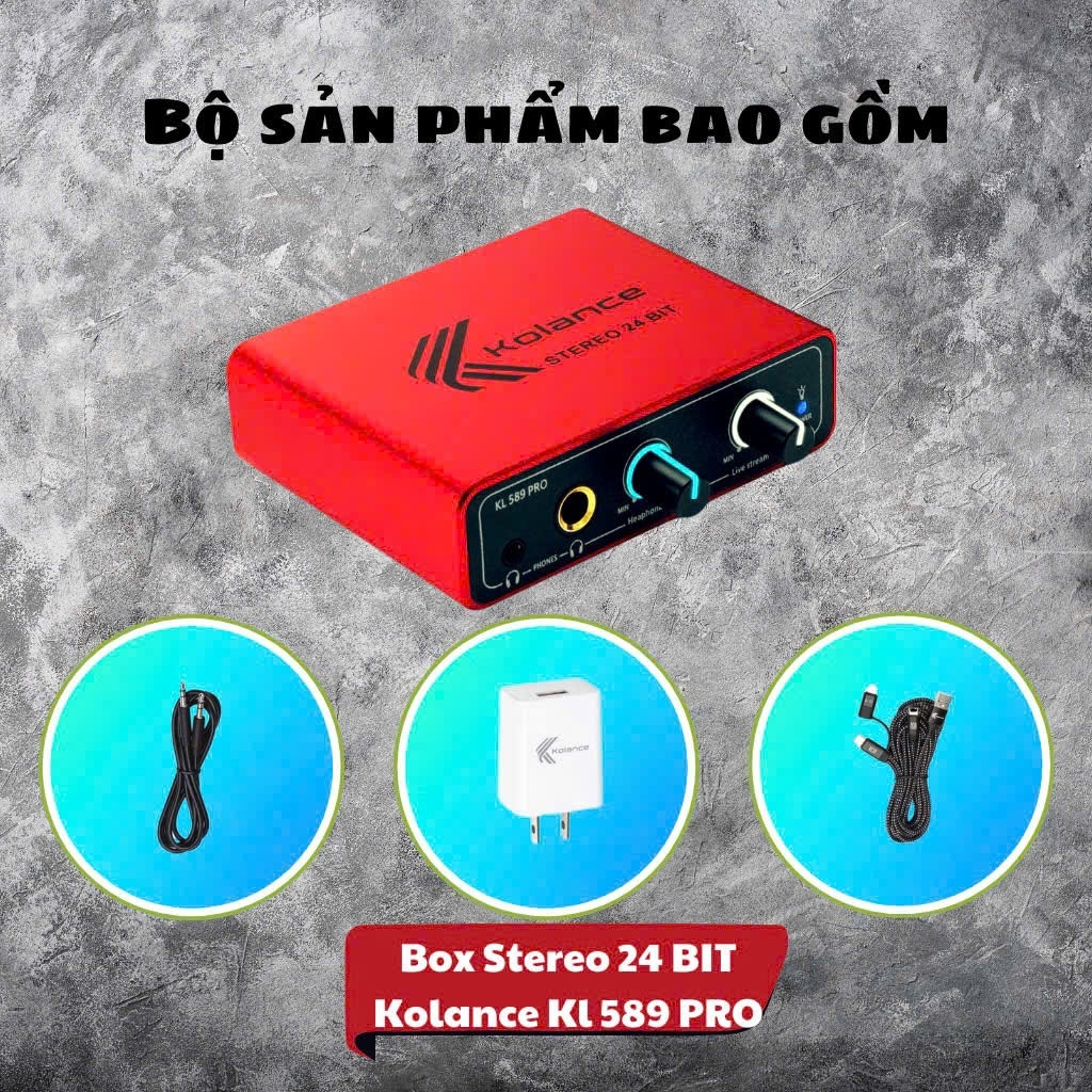 Box Livestream KOLANCE KL589 CHUẨN 24 BIT/96khz Vừa Sạc Vừa Live PK 2 ...