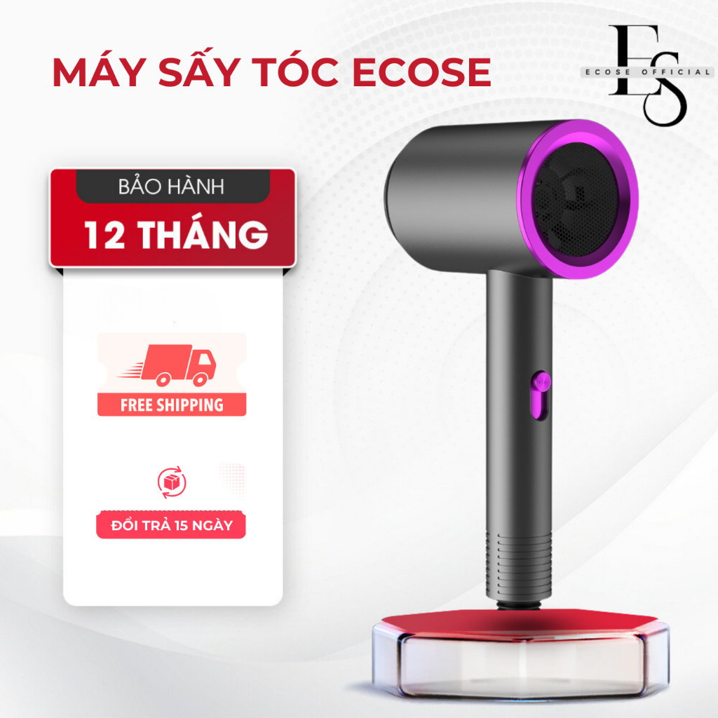 MÁY SẤY TÓC CAO CẤP ECOSE CÔNG SUẤT 1000W | Shopee Việt Nam