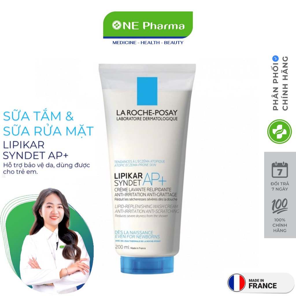 Sữa Tắm LA ROCHE-POSAY Lipikar Syndet Cream-Gel Cho Da Khô Nhạy Cảm Mẫn ...
