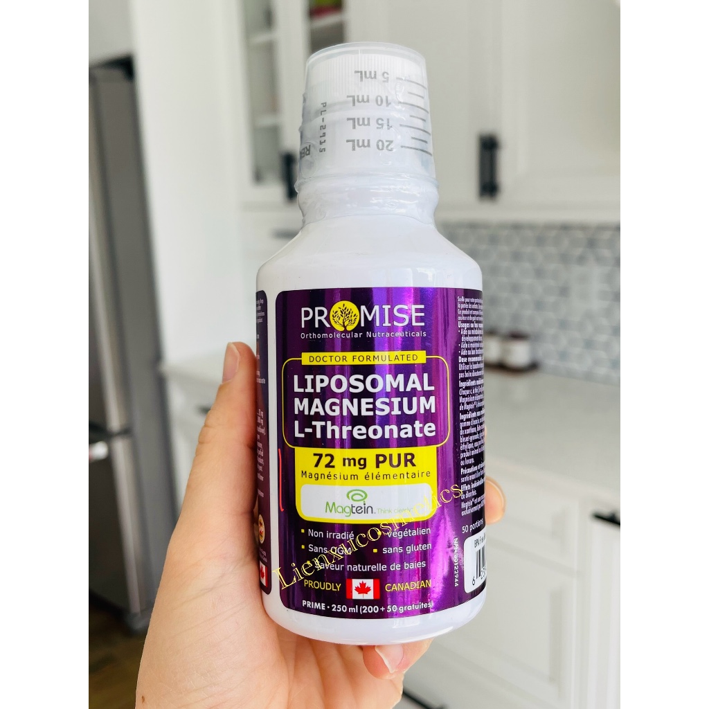 Bổ sung magie Liposomal magnesium L-threonate của Promise hàng nội địa ...