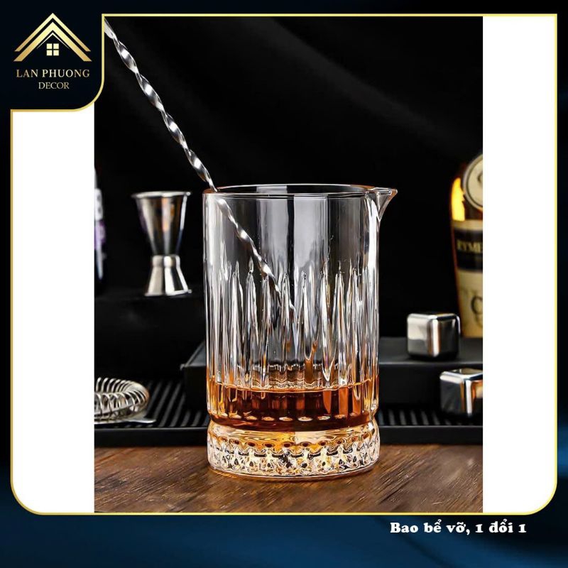 Ly mixing chất liệu thủy tinh pha lê dung tích 700ml mã 3023 | Shopee ...