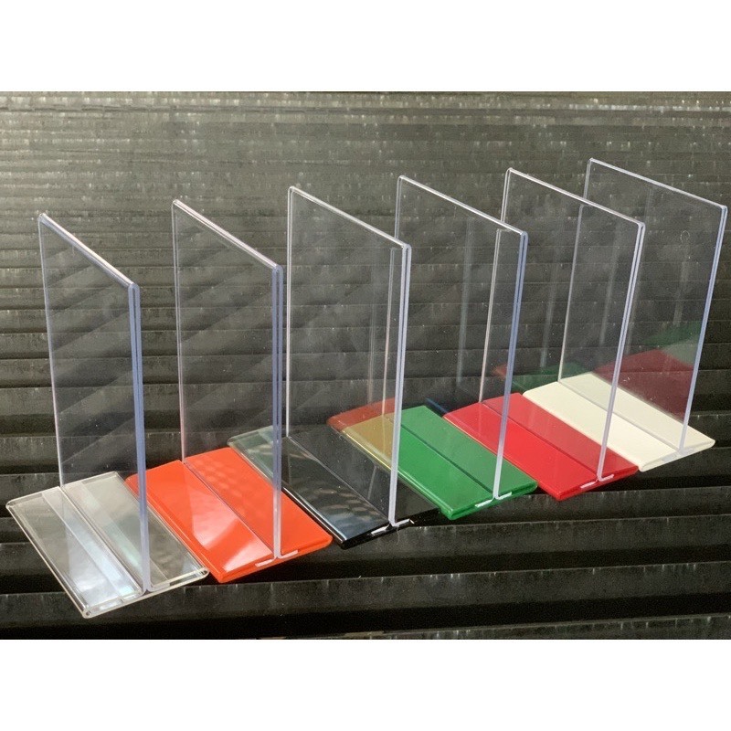 Standee Menu Mica, bảng menu A4 A5 A6 Đế lùa 02 mặt nhiều màu sắc ...