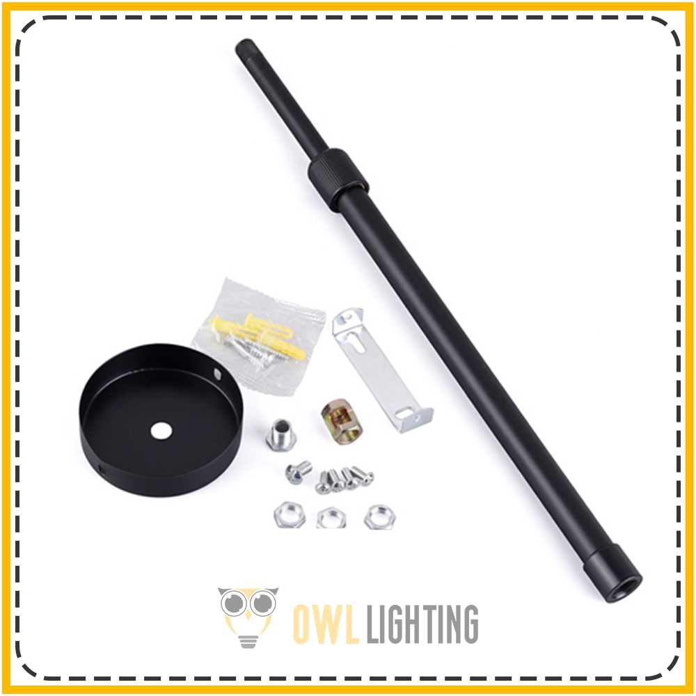 Ty Thả Thanh Ray Đèn Rọi, Ty Rút 30cm - 60cm Màu Đen, Trắng | Owl ...