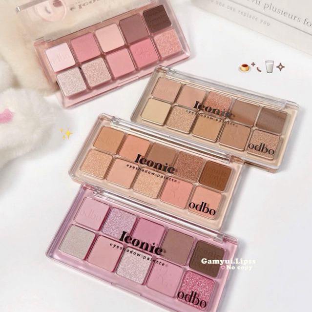 [HOẢ TỐC ODBO] Bảng mắt 10 ô ODBO Iconic Eyeshadow Palette siêu xịn, mix & match dễ dàng OB2029 ...