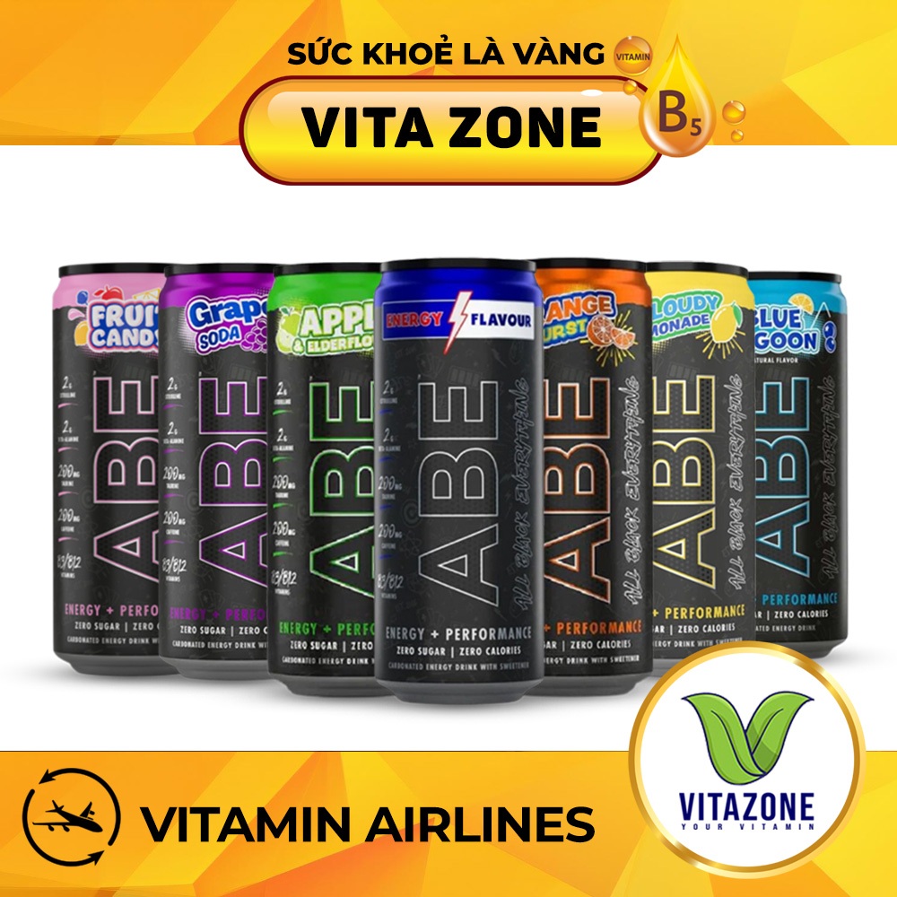Nước Uống ABE Preworkout RTD Dạng Lon : Bí Mật Giúp Tăng Cường Sức Mạnh ...