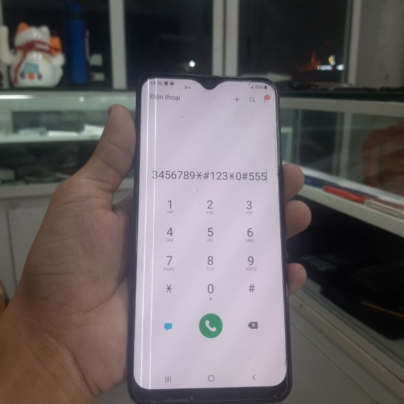 Màn hình sam sung A50 liền khung bị sọc kẻ dùng chống cháy | Shopee ...