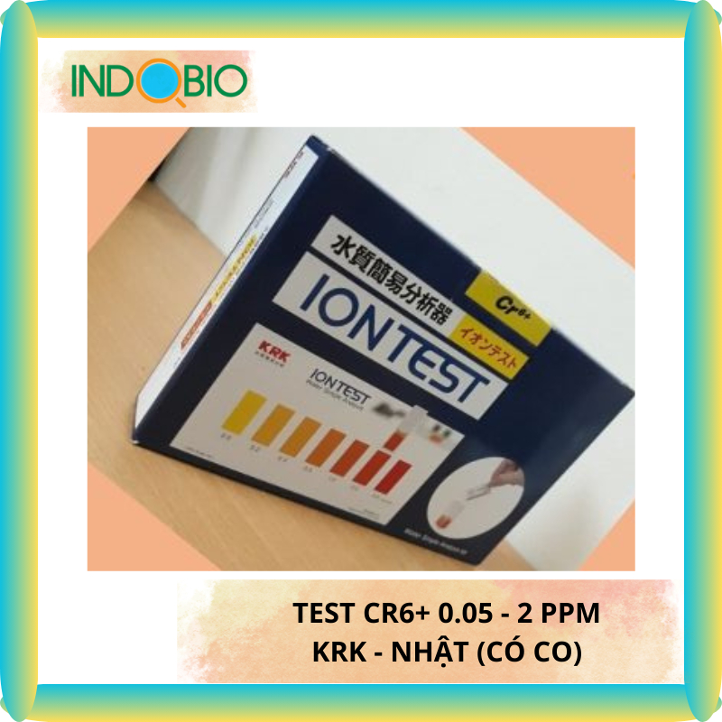 [CHÍNH HÃNG] TEST ION CR6+ 0-2.0 PPM NƯỚC THẢI XI MẠ, LUYỆN KIM KRK ...