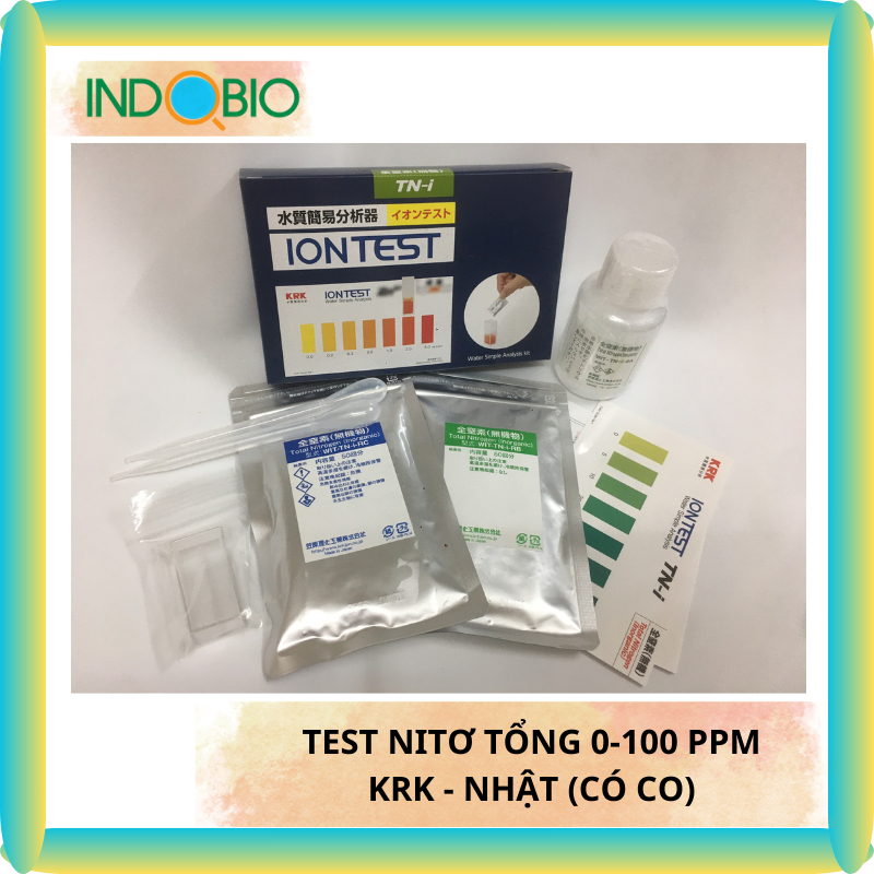 [CHÍNH HÃNG] TEST NITO TỔNG 0-100 PPM TRONG NƯỚC THẢI KRK-NHẬT, WIT-TN ...