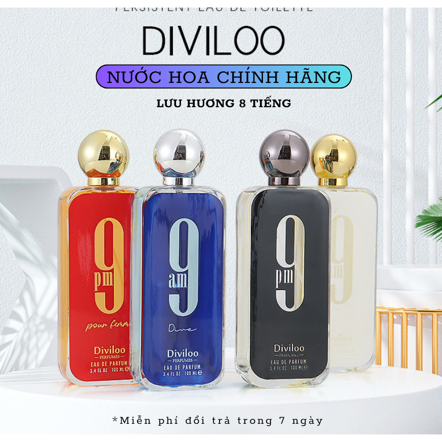 Nước hoa Diviloo 9PM Pour Femme full 100ml Nước hoa nam dubai hương ...