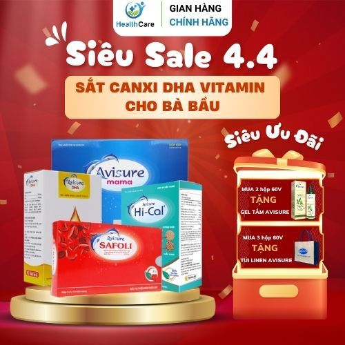 Combo Avisure Sắt Canxi DHA Vitamin Tổng Hợp Cho Bà Bầu, Trước Bầu, Sau Sinh Chính Hãng | Shopee ...