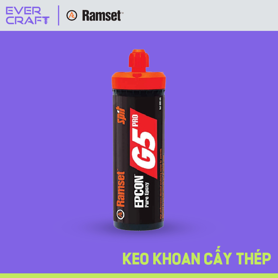 Ramset Epcon G5 Pro 600ml (CHÍNH HÃNG) - Keo khoan cấy thép | Shopee ...