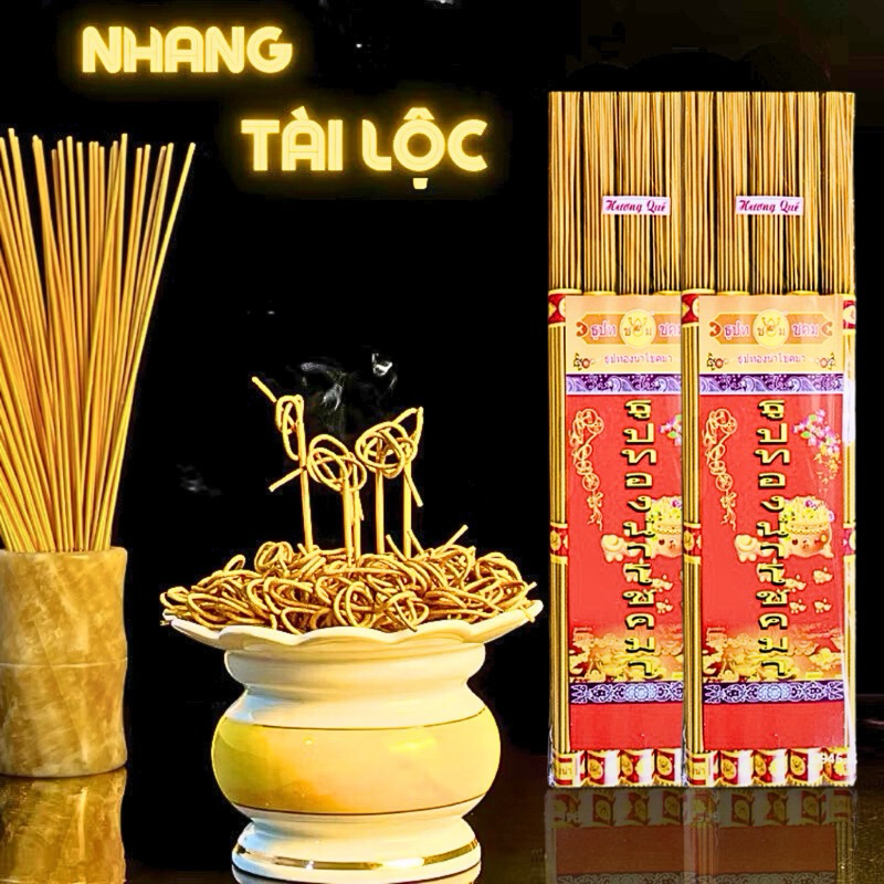 [Combo 3] Nhang Hương Thần Tài Thái Lan - Nhang Cuộn Tàn Tài Lộc- ít ...
