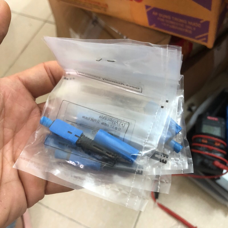set 50 đầu nối cáp quang Fast connect SC-UPC | Shopee Việt Nam