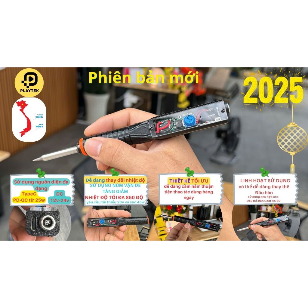 Tay hàn Goot phiên bản 2025 thiết kế in 3D chất lượng cao - PLAYTEK ...