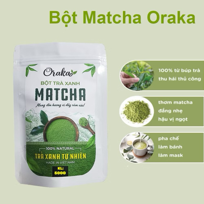 Bột matcha trà xanh oraka công nghệ Nhật Bản sản xuất tại Thái Nguyên ...