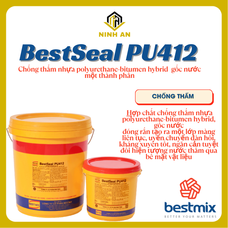 BestSeal PU412 - Thùng 4kg - Chống thấm nhựa polyurethane- Bitumen ...