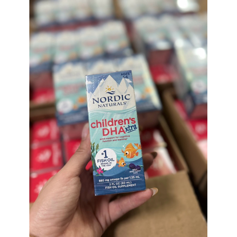 Siro Children's DHA Xtra Nordic Naturals Mỹ dầu cá cao cấp cho bé ...