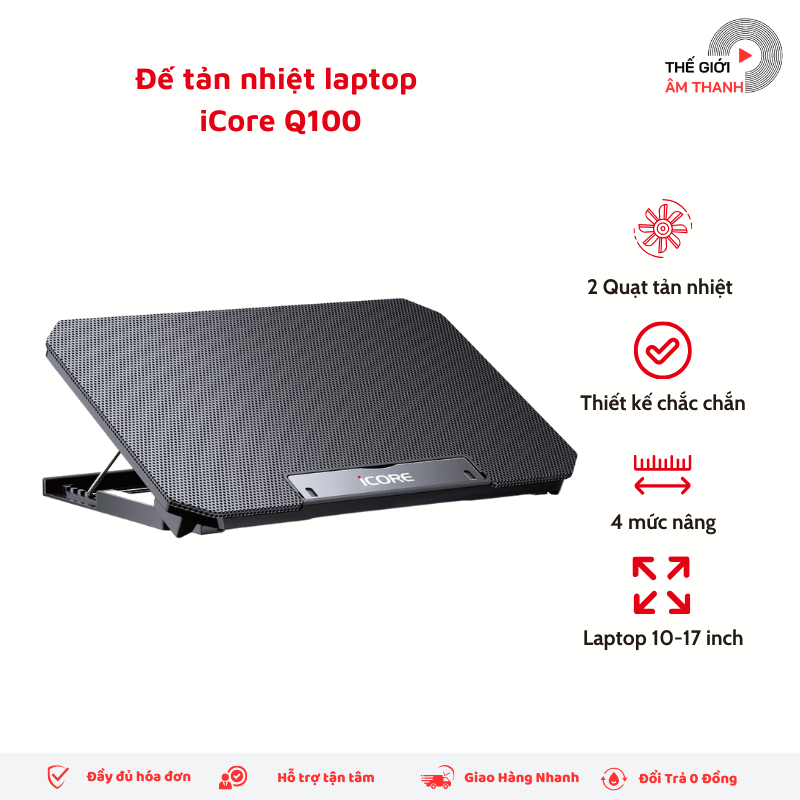 Đế Tản Nhiệt Laptop iCore Q100 - CHÍNH HÃNG STORE | Shopee Việt Nam
