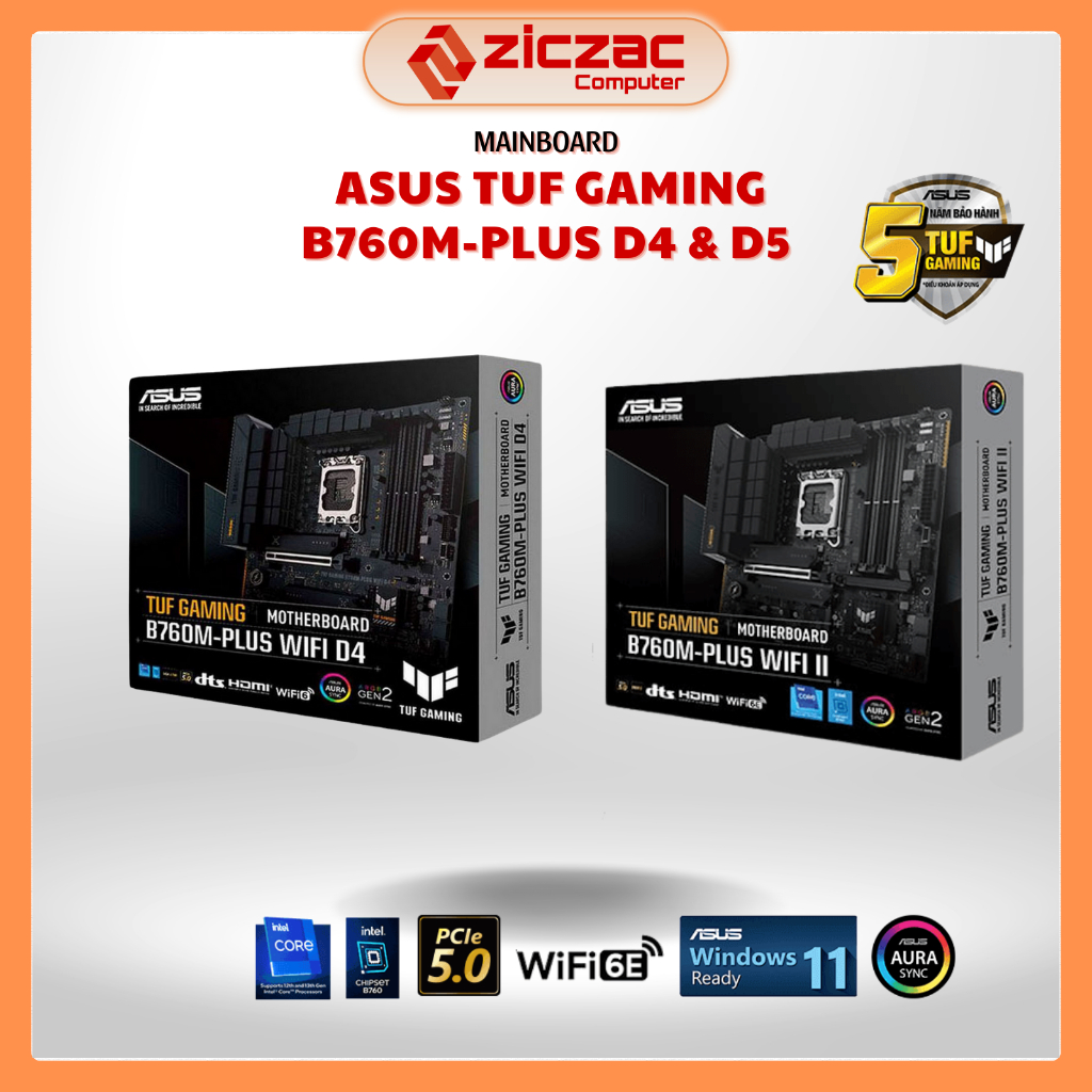 Mainboard Asus TUF GAMING B760M-E | B760M-PLUS D4 D5 Wifi - Chính hãng ...