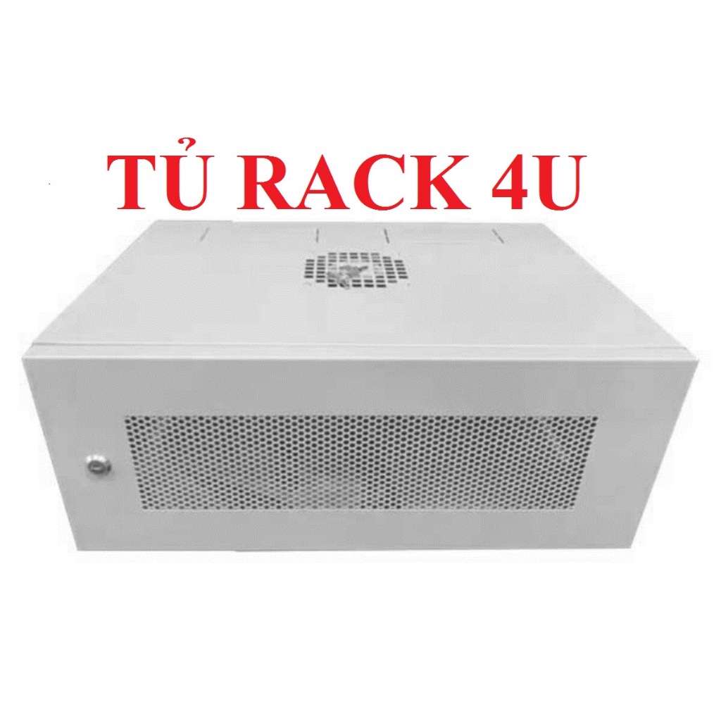 Tủ rack 4U treo tường, tủ mạng 4U cao cấp, dày chắc dùng lắp đặt hệ ...