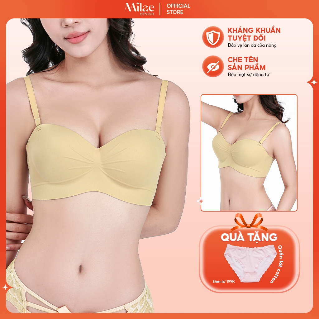 Áo Ngực Nữ Không Gọng ALI Chất Liệu Lót Su Đúc Cao Cấp Đệm Dày Vừa Phải Thông Thoáng Mềm Mịn ...