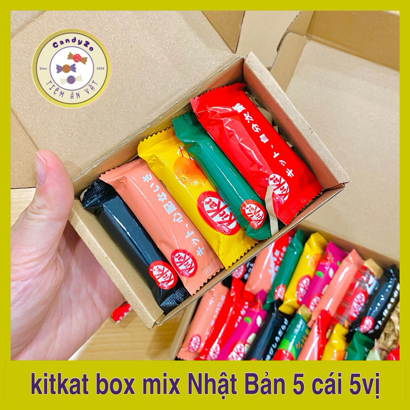 kitkat box mix vị Nhật Bản 5 chiếc 5vị | Shopee Việt Nam