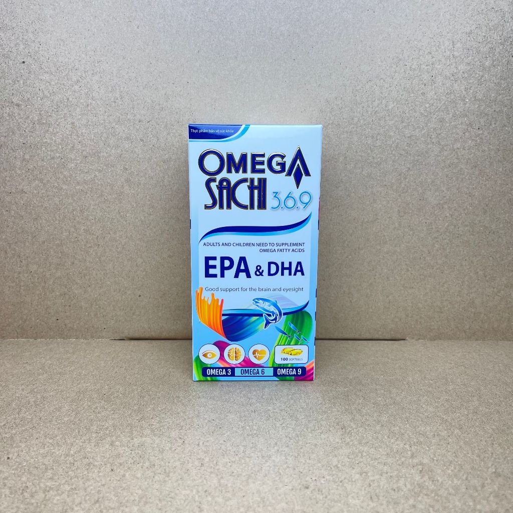 CHÍNH HÃNG BỔ MẮT OMEGA SACHI 3.6.9 XANH DƯƠNG CHAI 100 VIÊN VITAPHARM ...