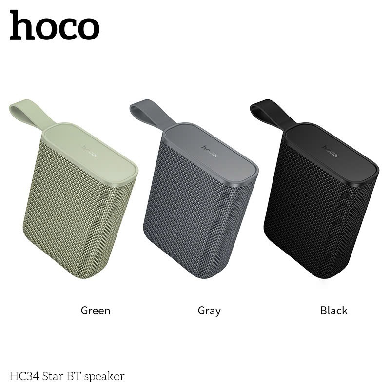 Loa Bluetooth V5.4 Hoco HC34 TWS, Khe Cắm Thẻ Nhớ, FM - Chính Hãng ...