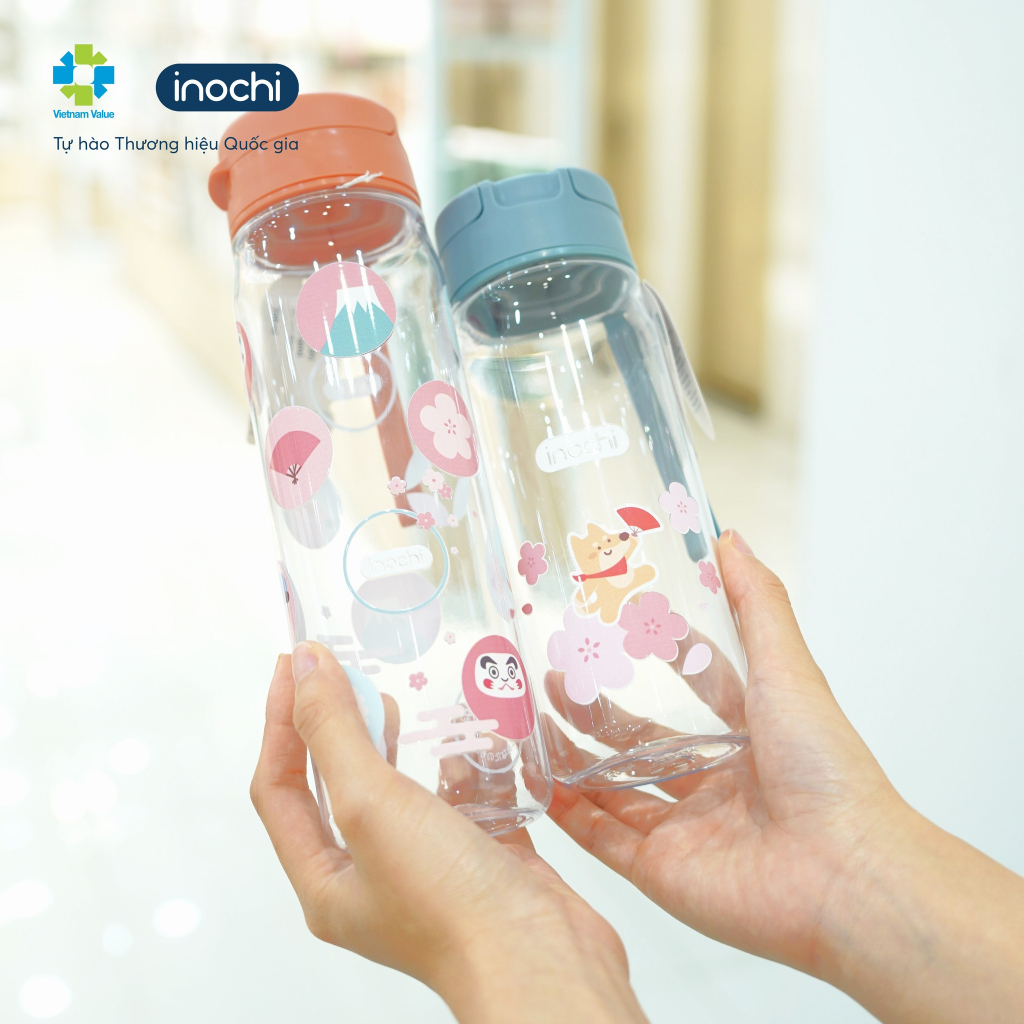 Bình nước nhựa KITA FAMI Tritan 350/500/700ml cao cấp INOCHI nguyên ...