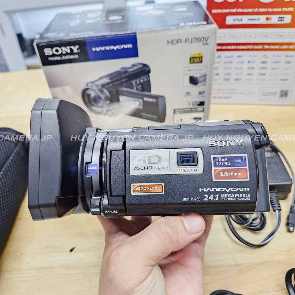 MÁY QUAY PHIM SONY HDR PJ760 V FULLBOX ĐẸP ỐNG KÍNH T* SẮC NÉT. TÍCH ...