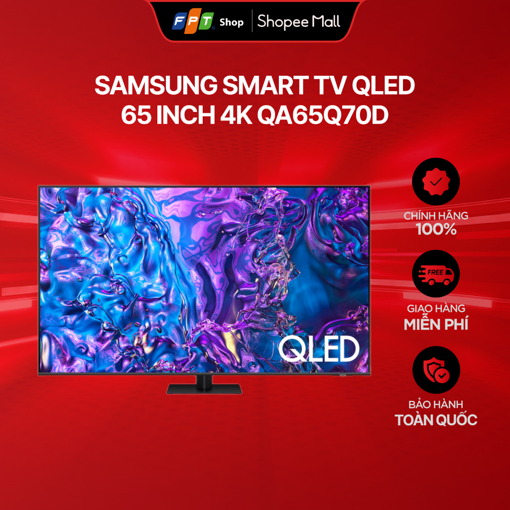 [Giao ở HCM] Smart Tivi Samsung QLED 4K 65 inch QA65Q70D | Shopee Việt Nam