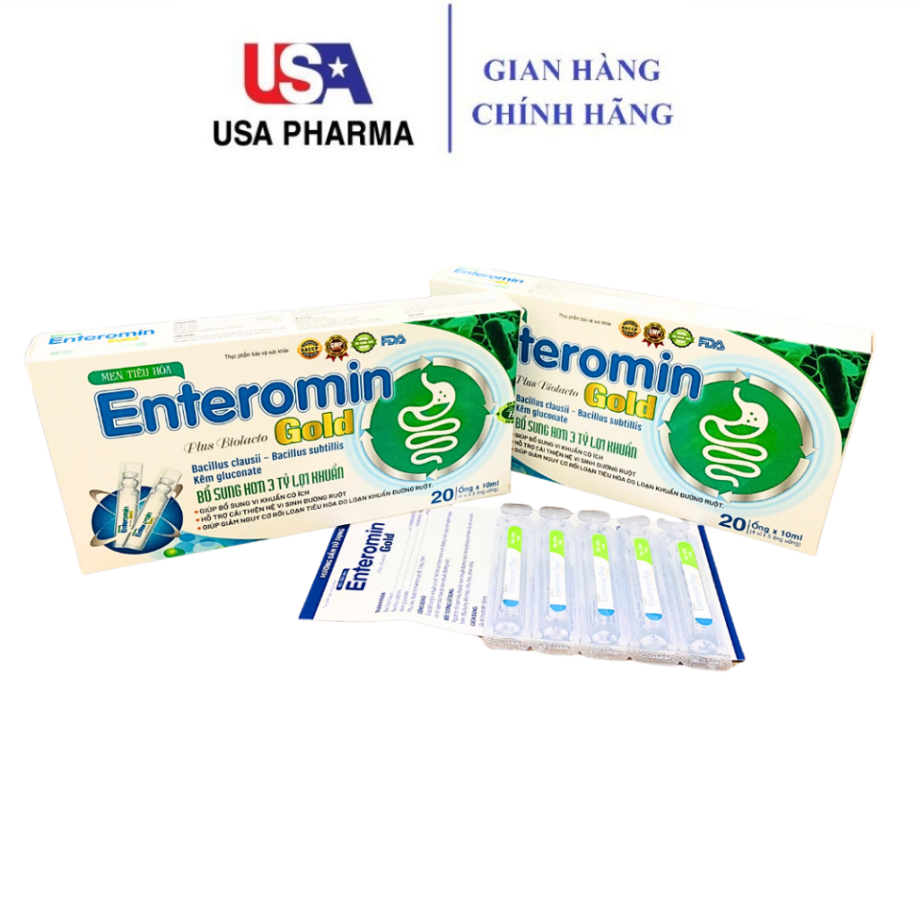 Men vi sinh dạng nước ENTEROMIN Bổ sung lợi khuẩn có ích cho đường ruột ...