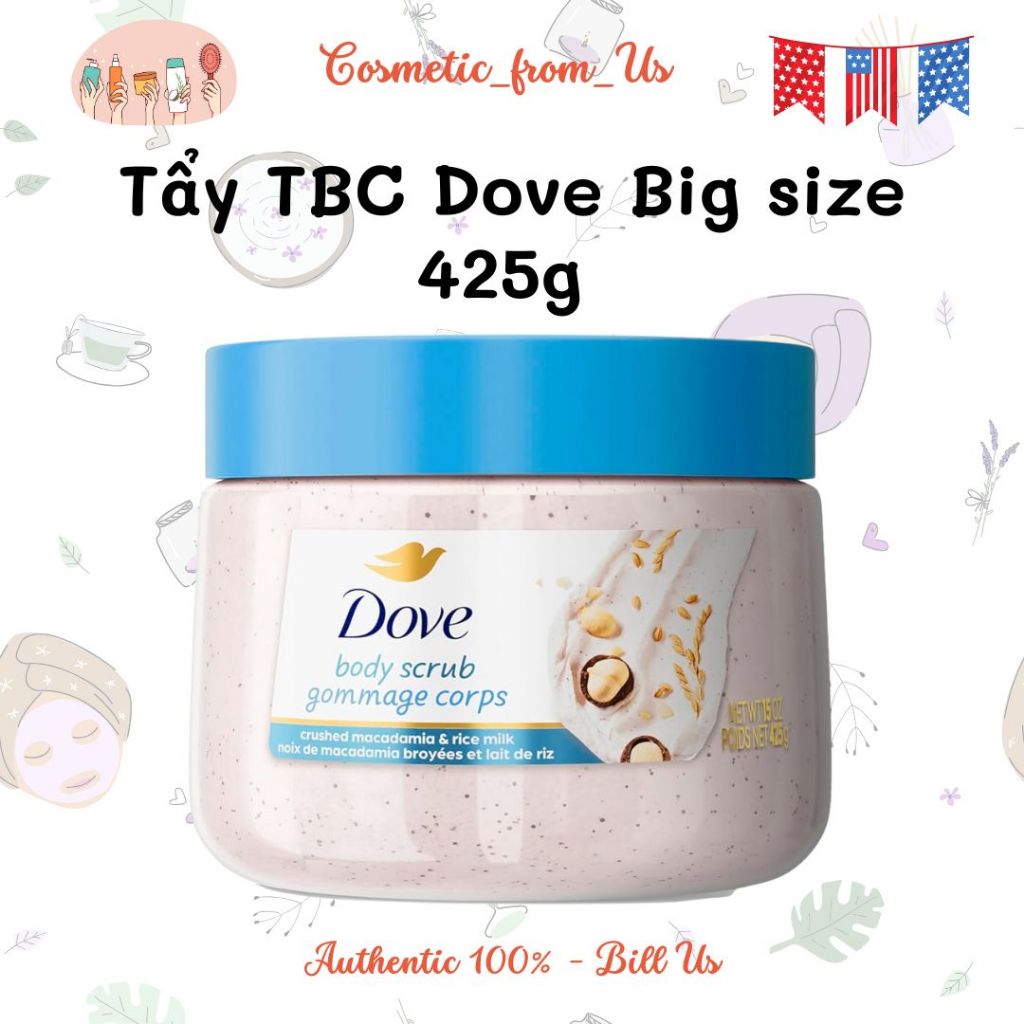 [Big size] Tẩy tế bào chết toàn thân Dove Body Scrub Gommage Corps 425g ...