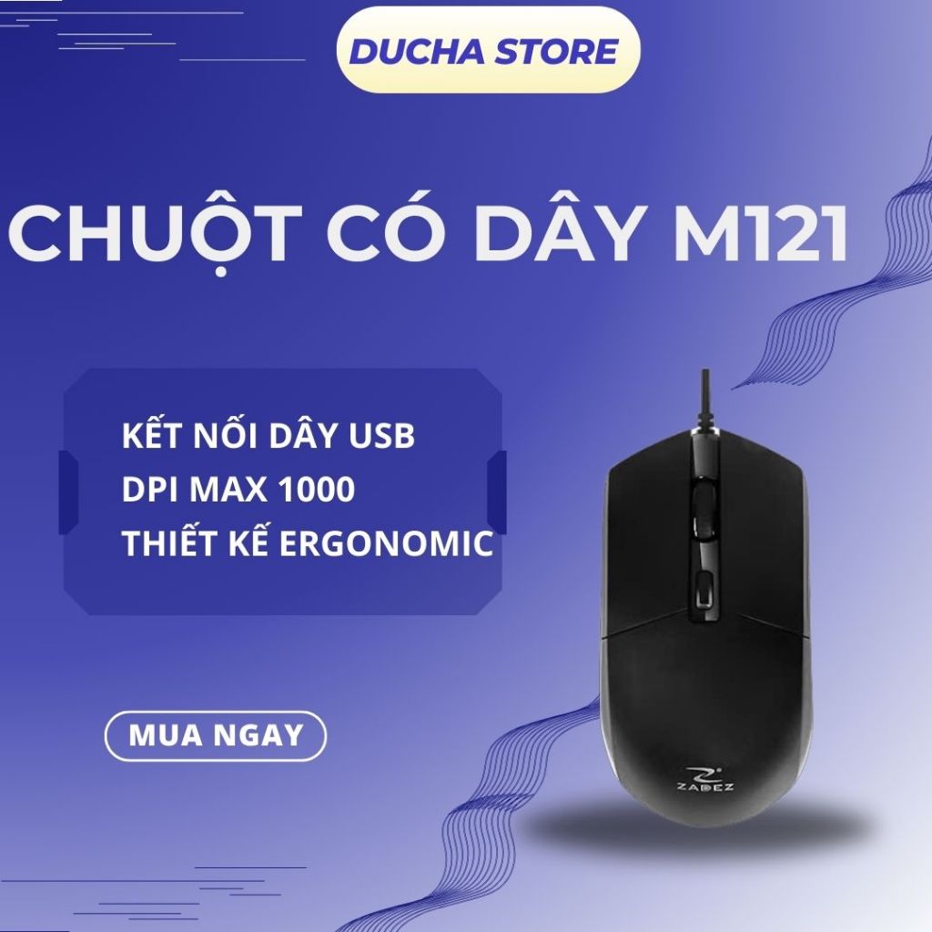 SU23 Chuột Quang Zades Có Dây ZADEZ M121 - Hàng Chính Hãng | Shopee ...