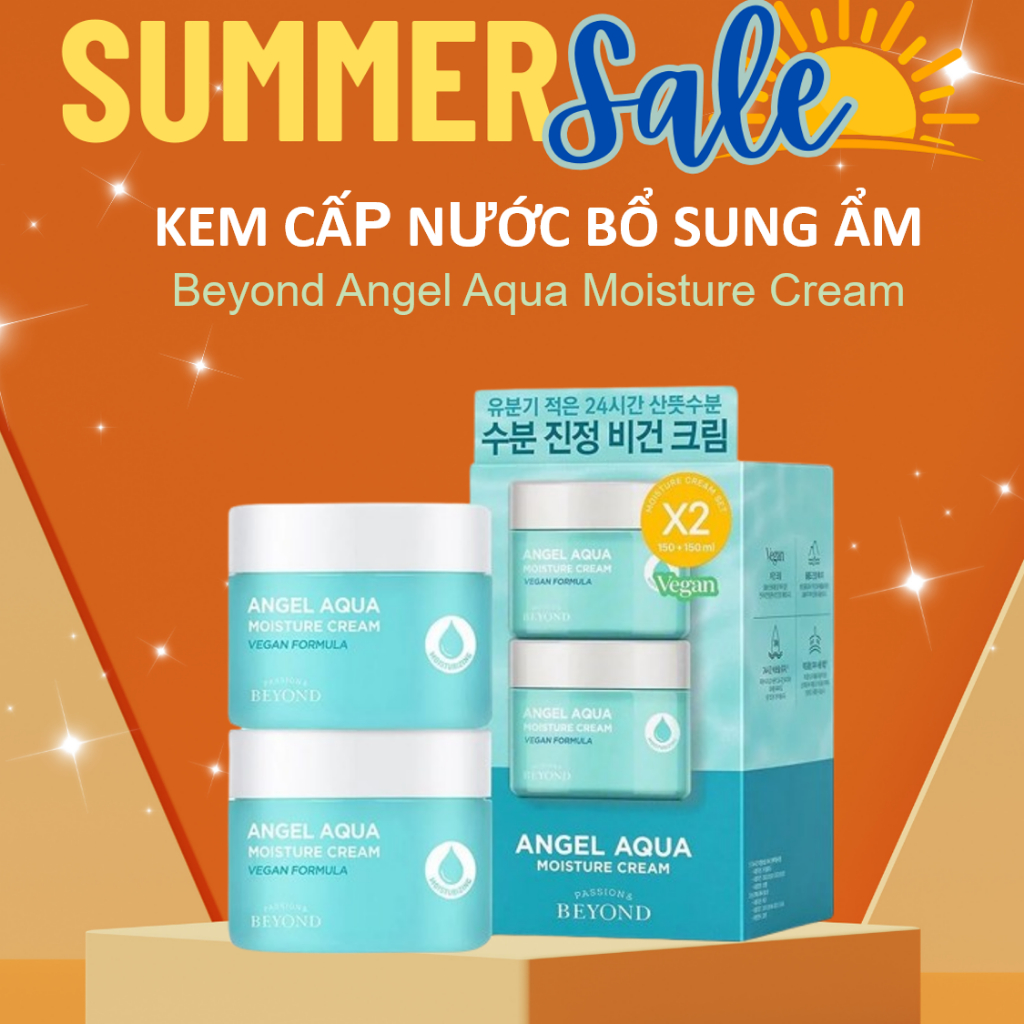 Kem cấp nước Dưỡng Ẩm Chuyên Sâu Cho thiếu nước Beyond Angel Aqua Moisture Cream 150ml | Shopee ...